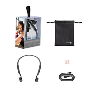 AfterShokz Titanium Bone Conduction Wireless Bluetooth Headphones, Slate Grey