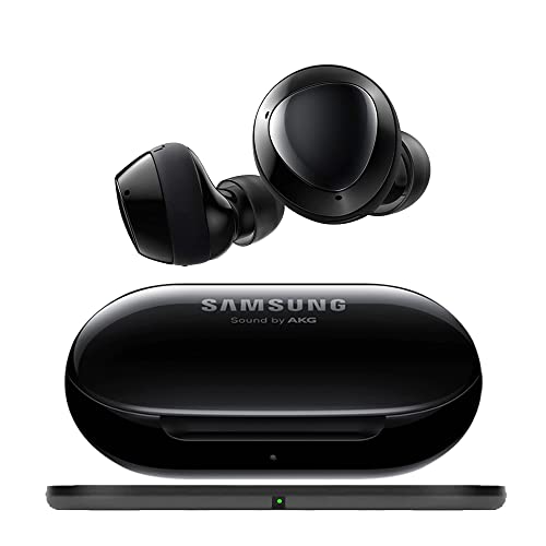 SAMSUNG Galaxy Buds+ Plus R175, True Wireless Earbuds Bluetooth 5.0 Wireless Charging Case, 10W Fast Wireless Qi Charging Pad Black – US Version (Renewed)