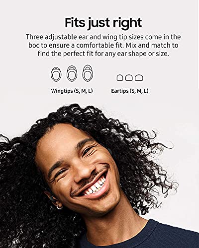 SAMSUNG Galaxy Buds+ Plus R175, True Wireless Earbuds Bluetooth 5.0 Wireless Charging Case, 10W Fast Wireless Qi Charging Pad Black – US Version (Renewed)