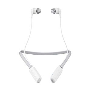 skullcandy ink’d wireless in-ear earbud – white/grey