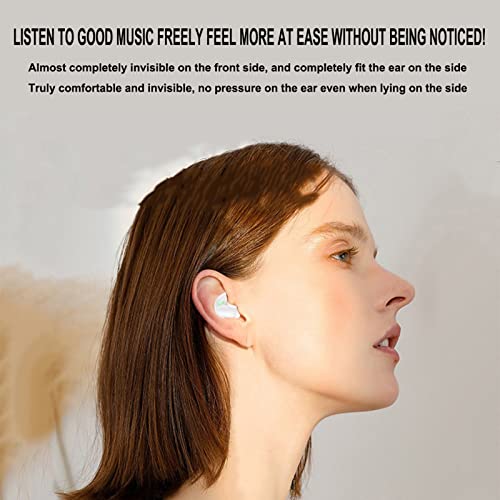 Sleep Earbuds Invisible Bluetooth Earbuds for Sleeping Smallest Sleep Buds Tiny Mini for Side Sleepers Wireless Hidden Headphones Small Discreet Bluetooth Earpiece with Charging Case