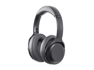 monoprice bt-600anc bluetooth over ear headphones with active noise cancelling (anc), qualcomm aptx hd audio, aac, touch controls, 40hr playtime