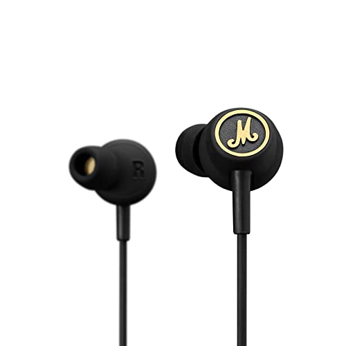 Marshall Mode EQ Wired in-Ear Headphones - Black and Brass