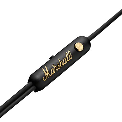 Marshall Mode EQ Wired in-Ear Headphones - Black and Brass