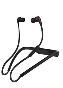 skullcandy smokin’ buds 2 wireless in-ear earbud – black/red