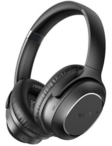 tribit 32db active noise cancelling headphones, qualcomm qcc3003 chip wireless headphones with cvc8.0 mic, over-ear bluetooth headphones, hifi sound, deep bass for travel, office, connect to 2 devices