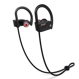 AVAZI Bluetooth 5.1 Wireless Earbuds, Sport IPX7 Waterproof Earphones, Richer Bass HiFi Stereo in-Ear Earphones, Gaming Mode, 12 hrs, Running Bluetooth Headphones W/CVC6.0 Noise Cancelling Mic