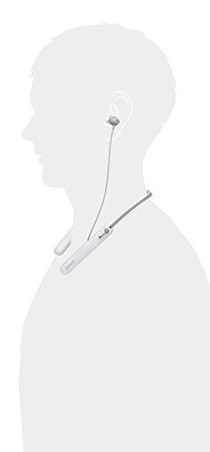 Sony - C400 Wireless Behind-Neck in Ear Headphone White (WIC400/W)