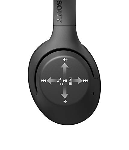 Sony WHXB900N Noise Cancelling Headphones, Wireless Bluetooth Over the Ear Headset with Mic for Phone-Call and Alexa Voice Control- Black (WH-XB900N/B)