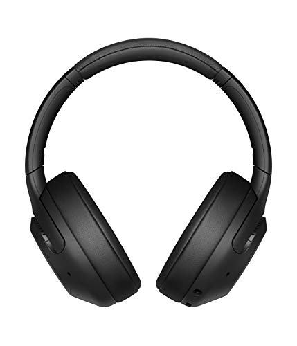 Sony WHXB900N Noise Cancelling Headphones, Wireless Bluetooth Over the Ear Headset with Mic for Phone-Call and Alexa Voice Control- Black (WH-XB900N/B)