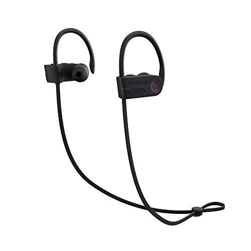 TREBLAB XR700 - Wireless Running Earbuds - Top Sports Headphones, Custom Adjustable Earhooks, Bluetooth 5.0 IPX7 Waterproof,Rugged Workout Earphones, Noise Cancelling Microphone in-Ear Headset