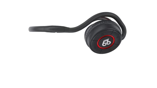 66 AUDIO - Sport2 - Wireless Sports Headphones - 25 Hours Music Playback, Noise Cancelling Microphone, BT 5.0, HD Sound, Premium, Lightweight, Foldable. Running, Cycling, Fitness, Gym, Neckband (2023)