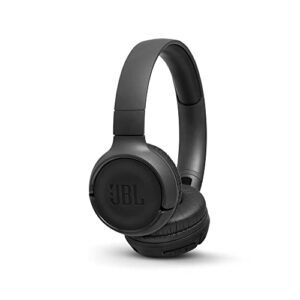 jbl tune 500bt wireless on-ear headphones – black (renewed)