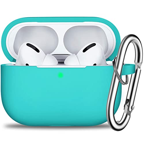 HOKIC Wireless Earbuds,IPX7 Waterproof Noise Cancelling Earbuds ，Touch Control Built-in Microphone,with Wireless Charging Case 40 Hour Playtime ，Bluetooth Headphones for iPhone/Android (Turquoise)