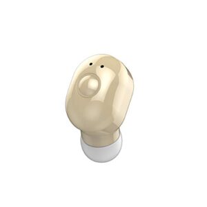 aiyiben mini bluetooth earbud smallest wireless invisible headphone with 4-5 hour playtime headset with mic for iphone & android (skin)