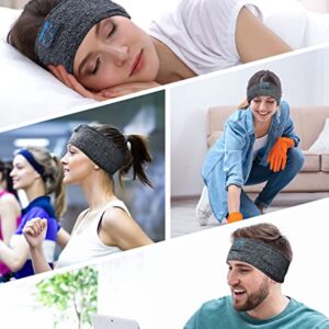 Perytong Sleep Headphones - Bluetooth Headband Christmas Theme Headphone Headband Earbuds Over On Ear Headphones for Side Sleepers Tech Gadgets Birthday Gifts for Women Men Sleeping Running