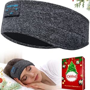 Perytong Sleep Headphones - Bluetooth Headband Christmas Theme Headphone Headband Earbuds Over On Ear Headphones for Side Sleepers Tech Gadgets Birthday Gifts for Women Men Sleeping Running