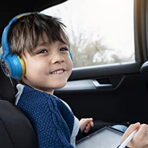 eKids Toy Story 4 Kids Bluetooth Headphones, Wireless Headphones with Microphone Includes Aux Cord, Volume Reduced Kids Foldable Headphones for School, Home, or Travel