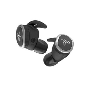 jaybird run true wireless headphones for running, secure fit, sweat-proof and water resistant, custom sound, 12 hours in your pocket, music + calls (jet)