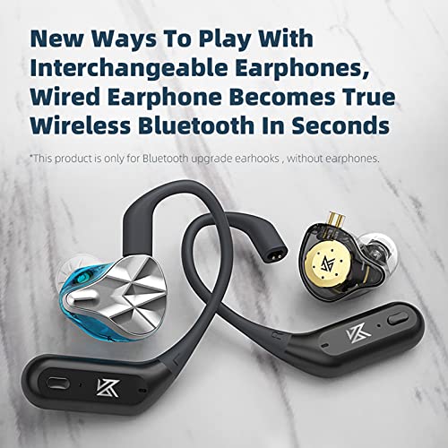 KZ AZ09 PRO Bluetooth 5.2 Module IEM Bluetooth Adapter Waterproof Ear Hook Extra Long Battery Life Bluetooth Cable for ​KZ ZS10 PRO/ZSN Pro X/ZSN PRO/ZEX PRO/AS16/ZAX/DQ6 /CCA CA16 /C12/CRA(C pin)