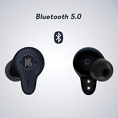 mifo True Wireless Earbuds Qualcomm APT-X CVC 8.0 Noise Cancelling O7 Wireless Headphones Bluetooth 5.0 Stereo Hi-Fi Sound in Ear Water-Resistant Built in Mic Earphone with Charging Case