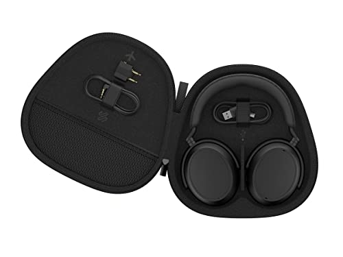 SENNHEISER Momentum 4 Wireless Headphones - Bluetooth Headset for Crystal-Clear Calls with Adaptive Noise Cancellation, 60h Battery Life and Customizable Sound, Black (Renewed)