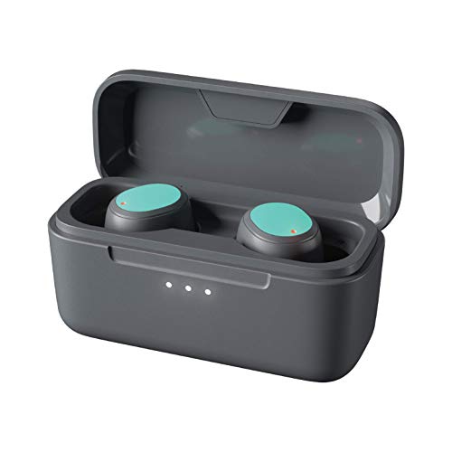 VINYL by Skullcandy True Wireless Bluetooth Earbuds Grey/Teal (V2VYW-N299)