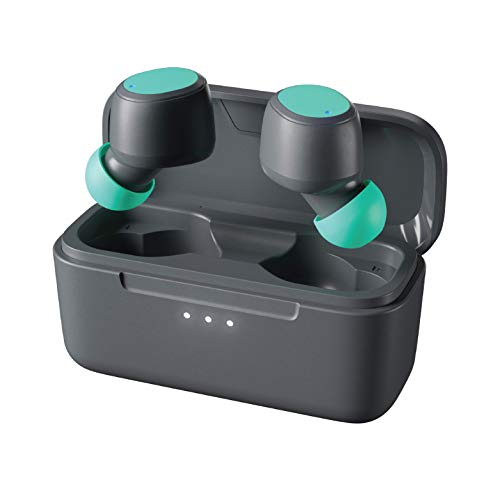 VINYL by Skullcandy True Wireless Bluetooth Earbuds Grey/Teal (V2VYW-N299)