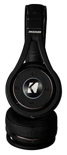 KICKER CushBT Bluetooth Headphones Wireless Passive Noise Reducing Earphones