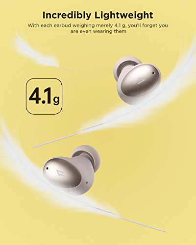 1MORE Colorbuds Wireless Earbuds Bluetooth 5.0 Headphone with Fast Charging, 22H，USB C, IPX5 Waterproof Stereo in-Ear Earphones CVC8.0 Build-in Dual Mic ENC Auto Play/Pause for Work Home Office Sport