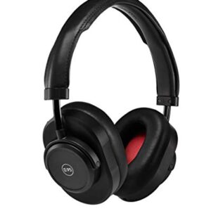 MASTER & DYNAMIC MW65 Active Noise-Cancelling (ANC) Wireless Headphones – Bluetooth Over-Ear Headphones with Mic, Leica -Black