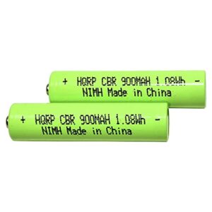 hqrp two rechargeable batteries compatible with sennheiser rs110, rs120, rs130, rs160, rs170, rs 180, rs-195, rs-220, pxc 250-ii, pxc 350, pxc 450, hdr 170 headphones