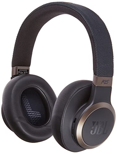 JBL Live 650BTNC, Black - Wireless Over-Ear Bluetooth Headphones - Up to 20 Hours of Noise-Cancelling Streaming - Includes Multi-Point Connection & Voice Assistant (Renewed)