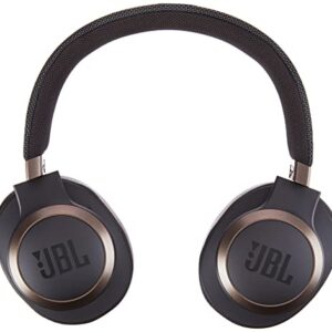 JBL Live 650BTNC, Black - Wireless Over-Ear Bluetooth Headphones - Up to 20 Hours of Noise-Cancelling Streaming - Includes Multi-Point Connection & Voice Assistant (Renewed)