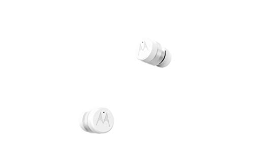 Motorola Vervebuds 110 True Wireless Compact Headphones IPX4 Water Resistant - White