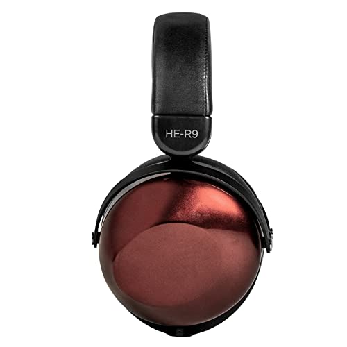 HIFIMAN HE-R9 Dynamic Closed-Back Over-Ear Headphones with Topology Diaphragm, Wired/Wireless, W/WO Bluemini R2R (Wired)