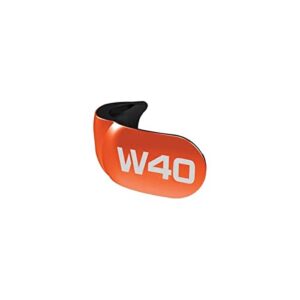 Westone W40 Gen 2 Four-Driver True-Fit Earphones with MMCX Audio and Bluetooth Cables, Black/Orange (WST-W40-2019)