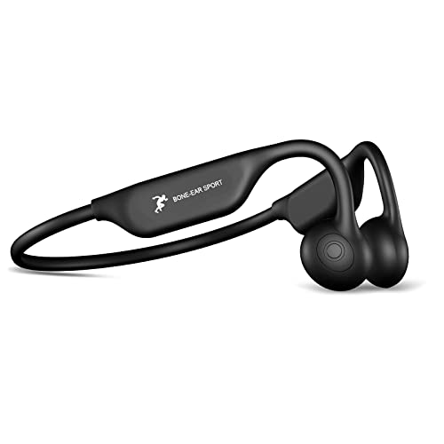 ZRUHIG Bone Conduction Headphones, Open Ear Bluetooth Headphones-Built in Mic Wireless Bluetooth 5.2 Sport Headset IP67 Sweat Resistant for Running,Bicycling,Hiking,Driving,Workouts