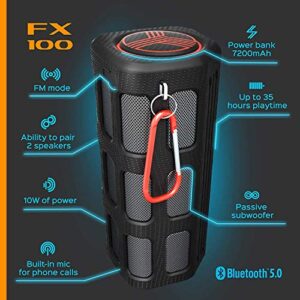 TREBLAB FX100 Extreme Bluetooth Speaker Z2 Over Ear Workout Headphones