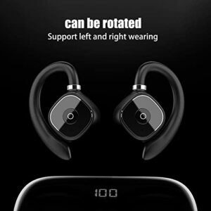 ESSONIO Open Ear Headphones air Conduction Headphones Bluetooth Workout Headphones Open Ear Earbuds Noise Cancelling Headphones for Sports Running