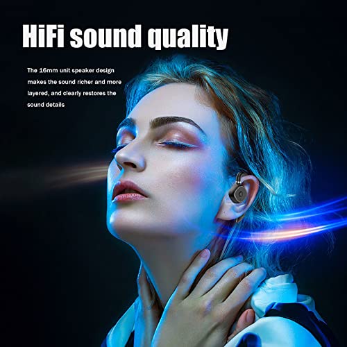 ESSONIO Open Ear Headphones air Conduction Headphones Bluetooth Workout Headphones Open Ear Earbuds Noise Cancelling Headphones for Sports Running