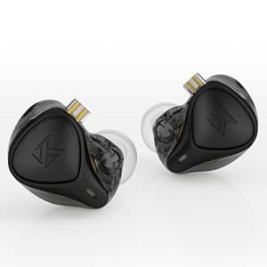 KZ x Crinacle CRN (ZEX Pro) in Ear Wired Earbuds,2DD+1BA+EST Driver High-Performance Hybrid Configuration Earphones(Black,No Mic)