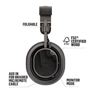 House of Marley Exodus ANC: Noise Cancelling Over-Ear Headphones with Microphone, Wireless Bluetooth Connectivity, and 28 Hours of Playtime