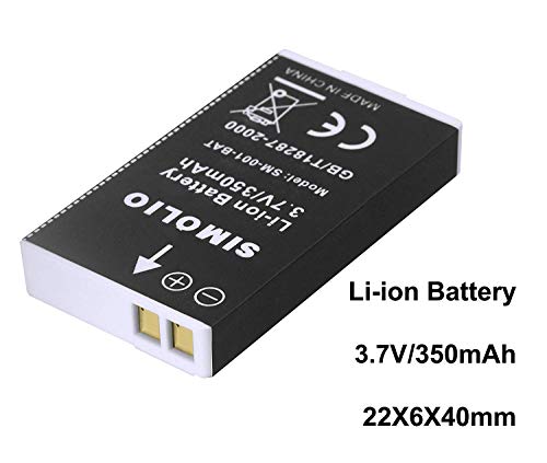 Li-ion Battery for SIMOLIO Wireless TV Headphones SM-823, SM-823D, Rechargeable and Replaceable Battery for Simolio Wireless TV Hearing Assistance Headsets