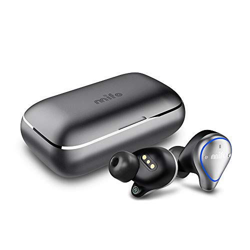 mifo TWS Wireless Earbuds O5 Bluetooth 5.0 IP67 Waterproofed Hi-Fi Headphones Bluetooth Earbuds for Running with 2600mAH Portable Charging Case