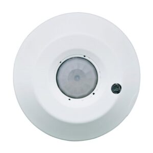 Leviton ODC04-IDW ODC Series 450 Sq. Ft. Passive Infrared Ceiling-Mount Occupancy Sensor, 120-277 Volt, White