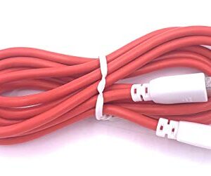 Xcivi USB Data Charger Cable Cord for Fuhu Tablets Nabi DreamTab, nabi 2S, nabi Jr, Jr. S, XD, Elev-8, 6 FT/2m (Red)