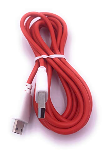 Xcivi USB Data Charger Cable Cord for Fuhu Tablets Nabi DreamTab, nabi 2S, nabi Jr, Jr. S, XD, Elev-8, 6 FT/2m (Red)