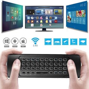 Air Mouse,MX3 Pro Backlit Mini Keyboard,Voice Remote Control,Mini Wireless Keyboard & IR Learning Air Mouse Remote,Best for Raspberry Pi 4 Android Smart Tv Box HTPC IPTV PC Pad Xbox