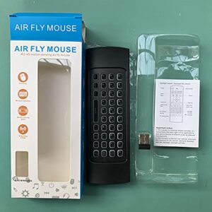 Air Mouse,MX3 Pro Backlit Mini Keyboard,Voice Remote Control,Mini Wireless Keyboard & IR Learning Air Mouse Remote,Best for Raspberry Pi 4 Android Smart Tv Box HTPC IPTV PC Pad Xbox